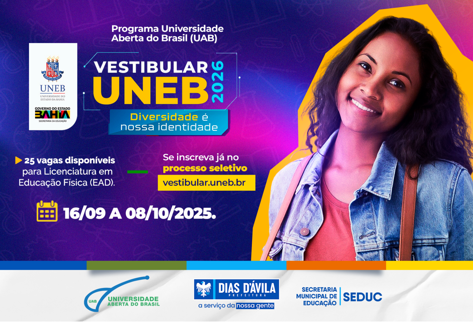 Prefeitura de Dias d’Ávila divulga edital do Vestibular UNEB 2026 com ...